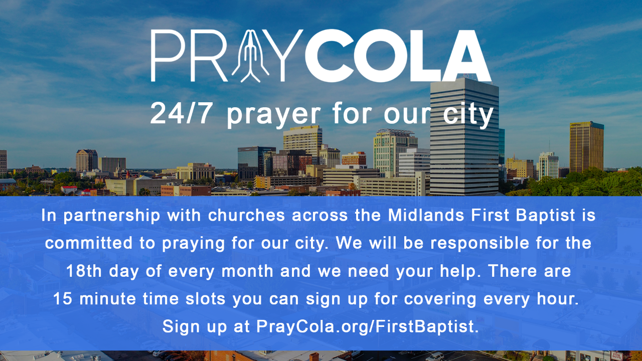 Prayer – First Baptist Church Columbia